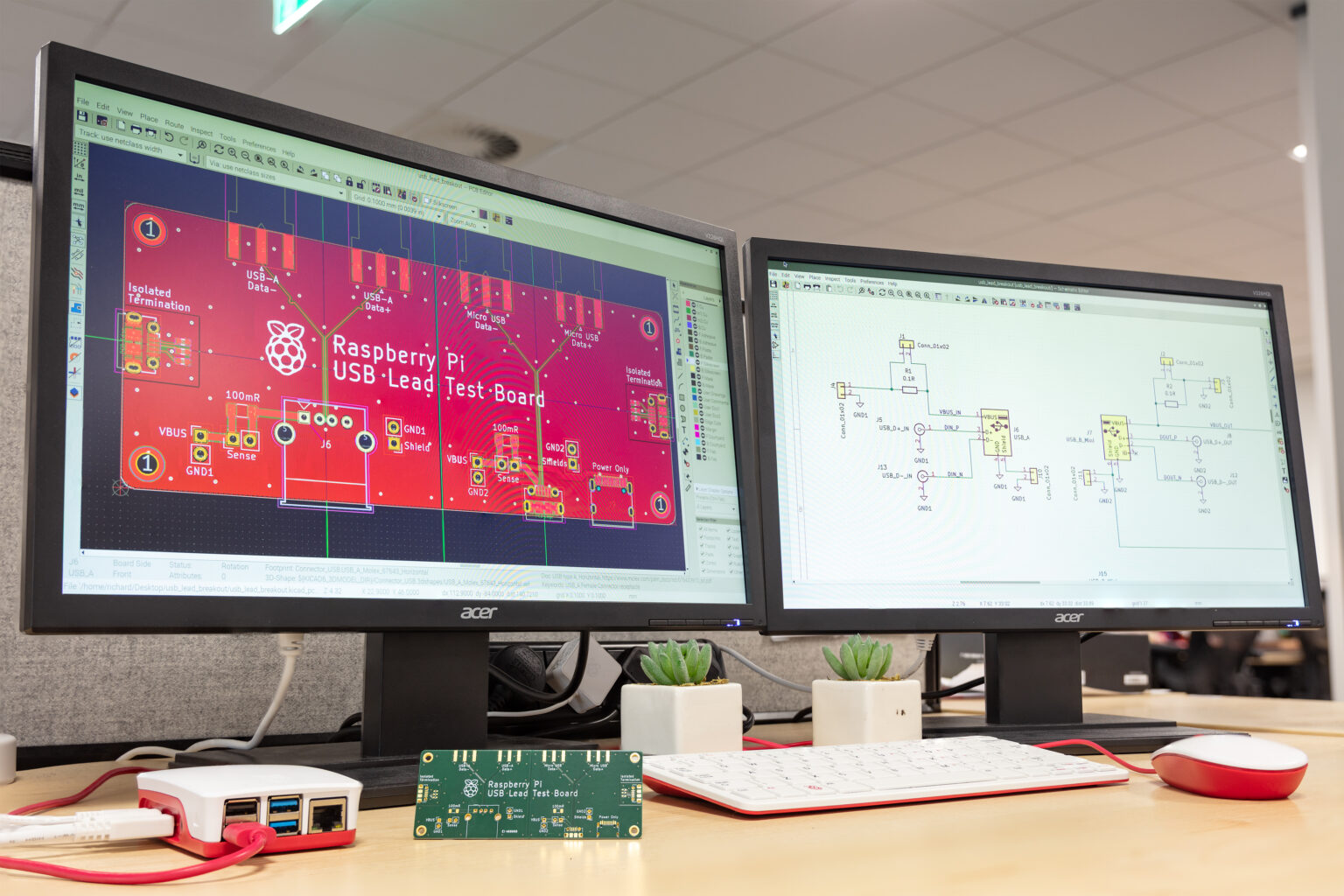 Raspberry Pi supporting KiCad open source design automation software ...