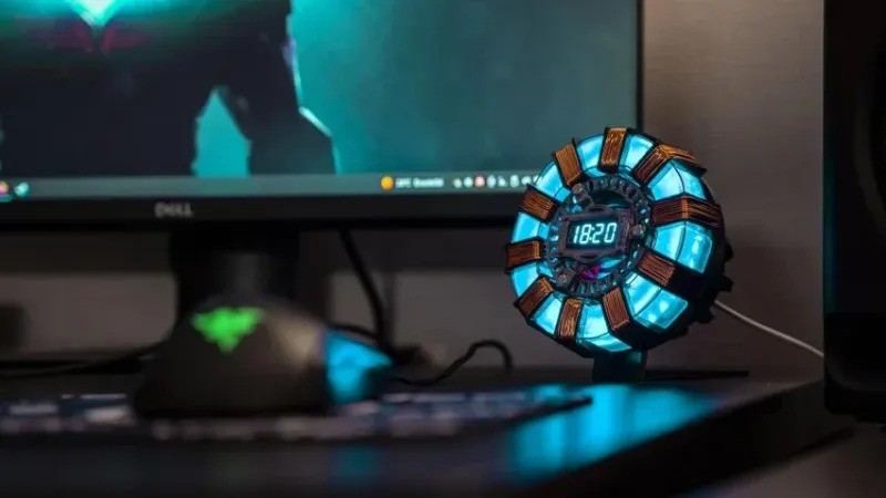 Iron Man Arc Reactor Clock Is A Stylish Piece - PiShop Blog