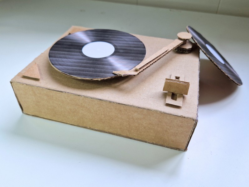 Swapping Vinyl for Cardboard with this ESP32 Turntable - PiShop Blog